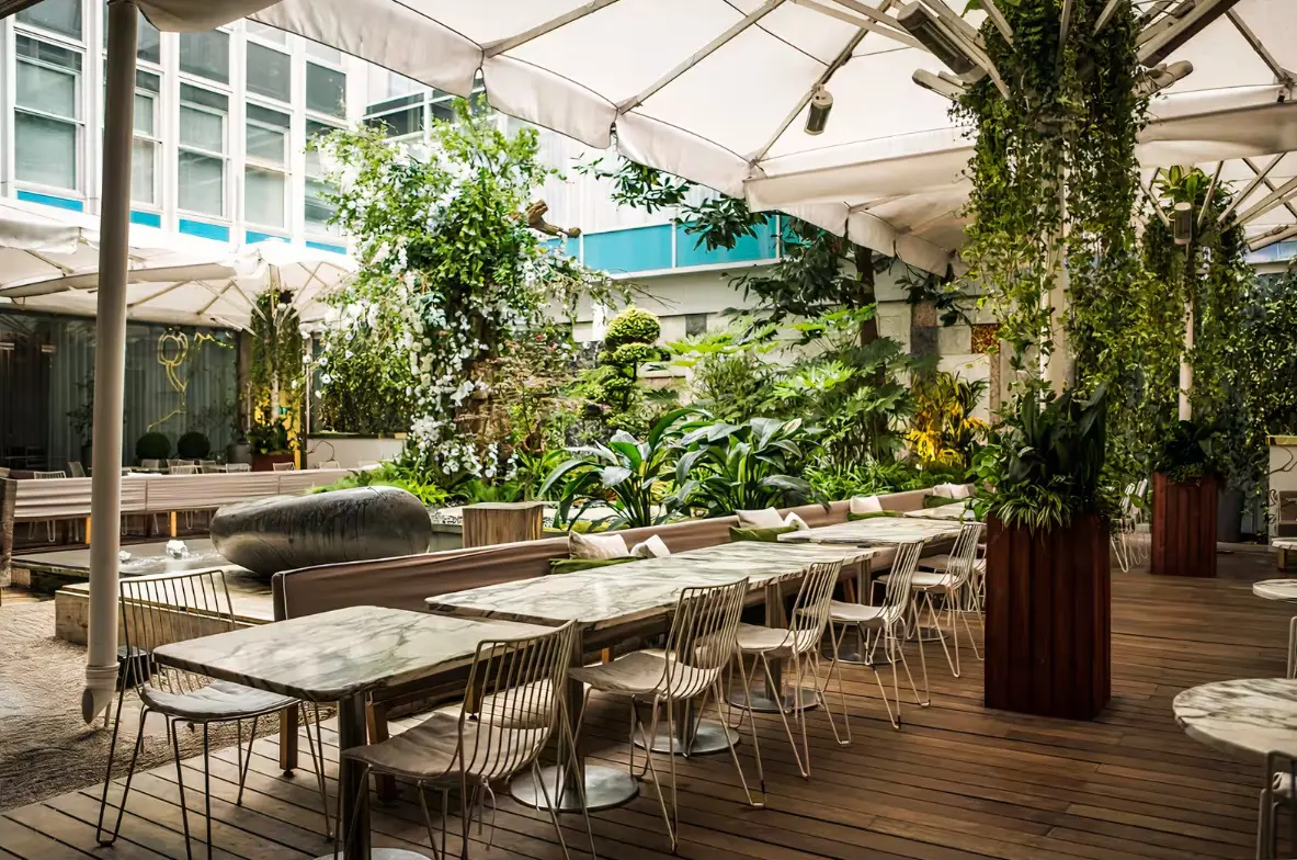 Courtyard At Sanderson London | Summer Party Venue Hire London | Summer ...